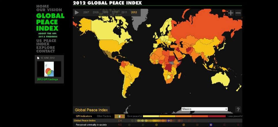 México está entre los 25 países más violentos del mundo, revela estudio ...