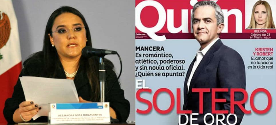 De vocera presidencial a la revista Quién: Alejandra Sota | Aristegui Noticias