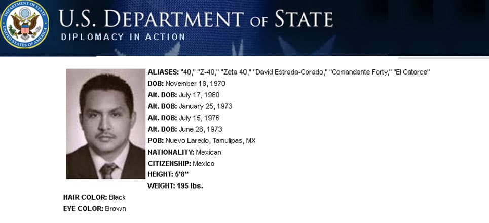 El Z-40: el estratega y líder de Los Zetas | Aristegui Noticias