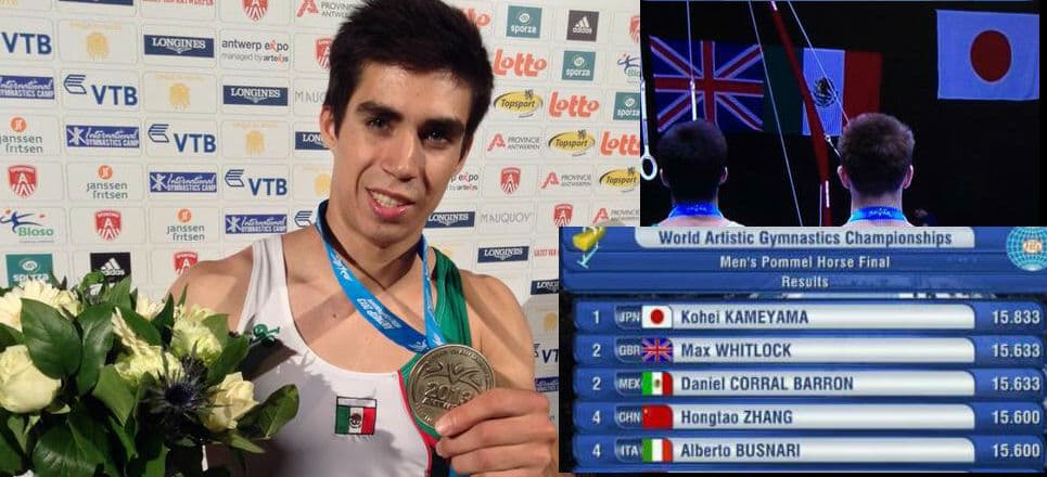 El mexicano Daniel Corral gana medalla de plata en Mundial de Gimnasia ...