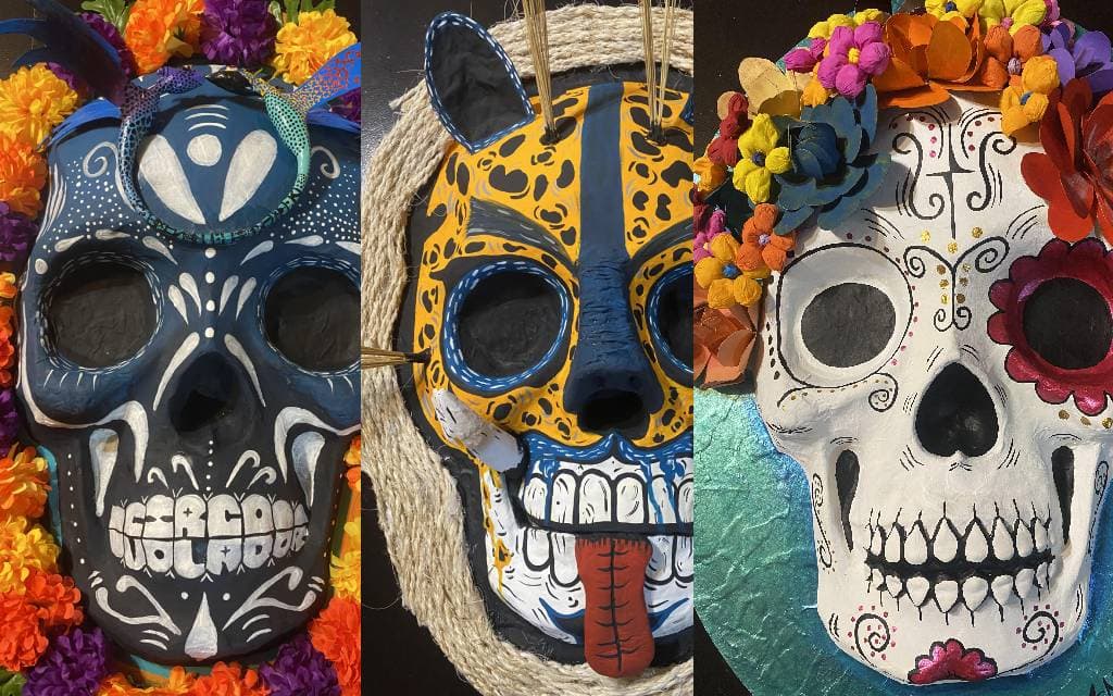 Exponen Mascarones de Día de Muertos en la Galería del Circo Volador ...