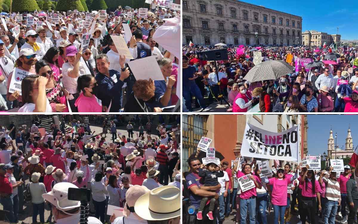 Así se vivieron las marchas 'Yo defiendo al INE' en toda la república ...