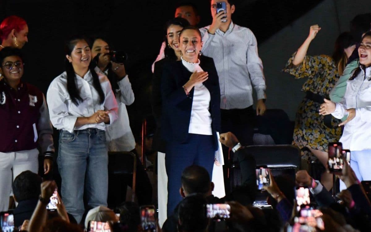 Sheinbaum convoca a jóvenes a seguir construyendo la 4T; promete salud, educación y vivienda ...