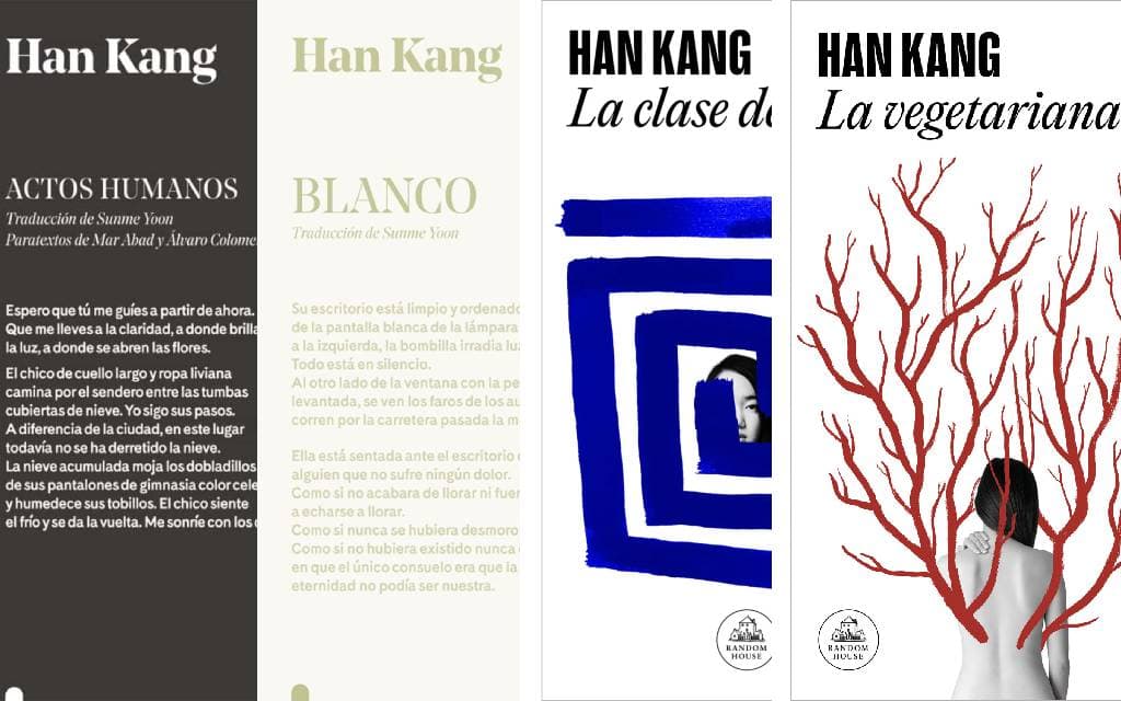 4 libros básicos de Han Kang (Premio Nobel de Literatura 2024 ...
