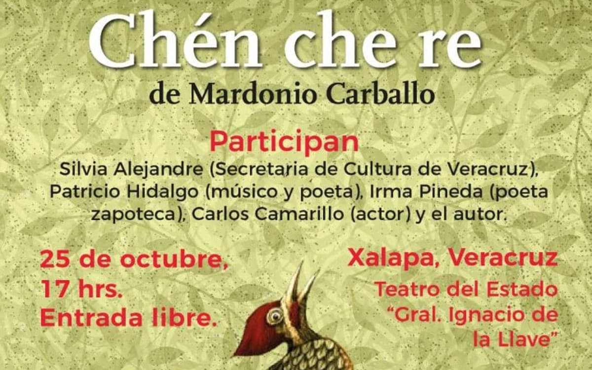 Mardonio Carballo invita a la presentación de su libro 'Chén che re ...