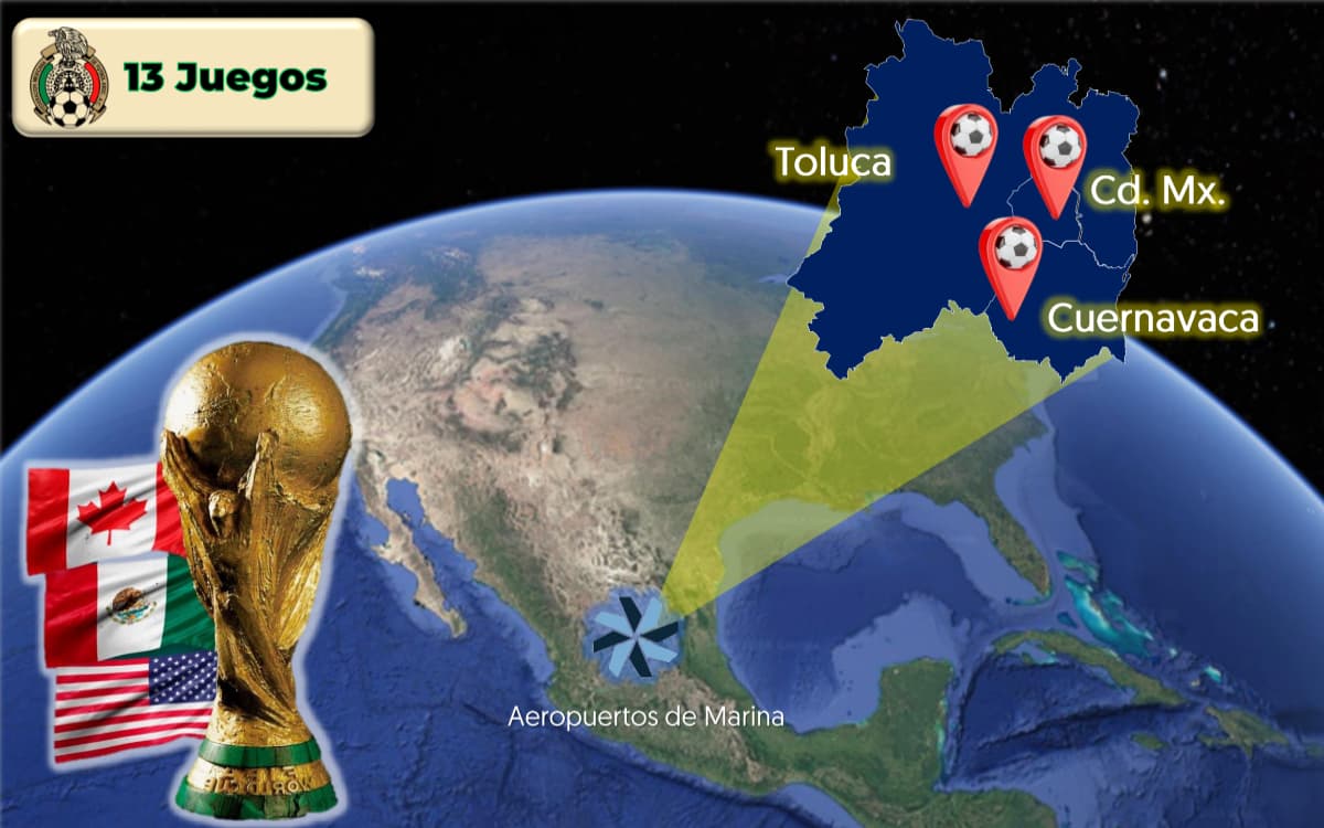 AICM y AIFA serán 'estadios FIFA' para el Mundial de Fútbol de 2026 ...